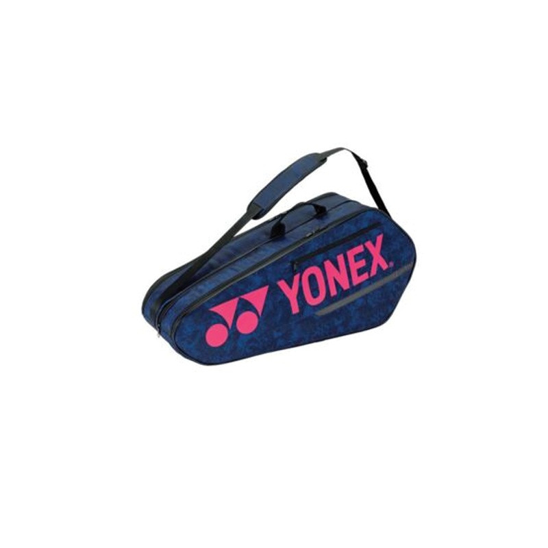 Yonex Team Racket Bag 6 Racket - Navy/Pink - JR White