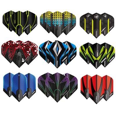 Winmau Dart Flights - JR White