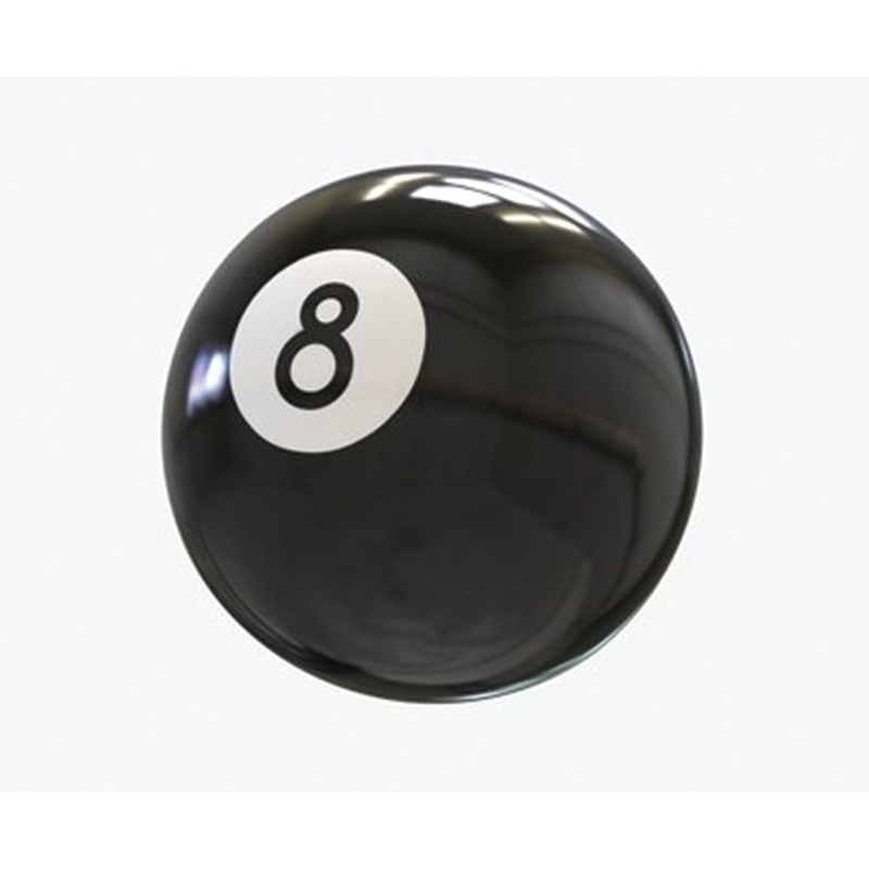 2" Black #8 Ball - JR White