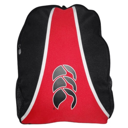CCC Basic School Backpack Black/Red - JR White
