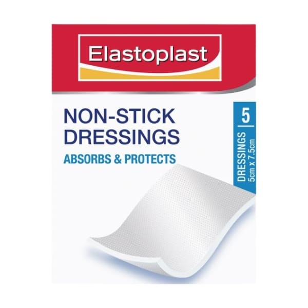Elastoplast Non Stick Dressing Pad 5 x 7.5cm - JR White