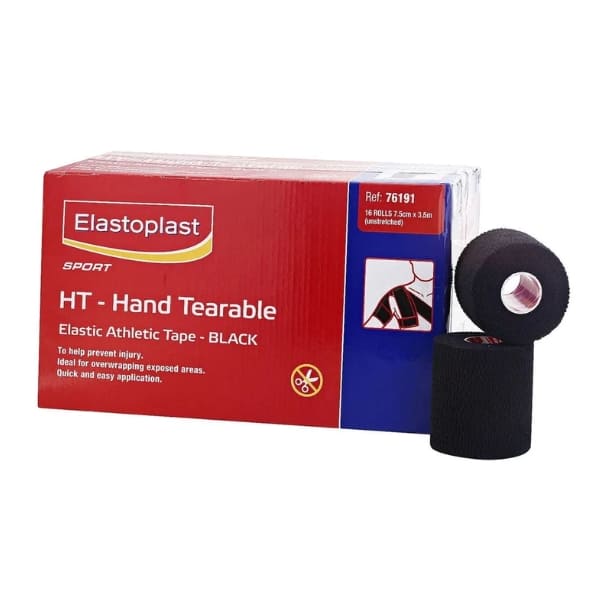 Elastoplast Hand Tearable Black 7.5cm per piece - JR White