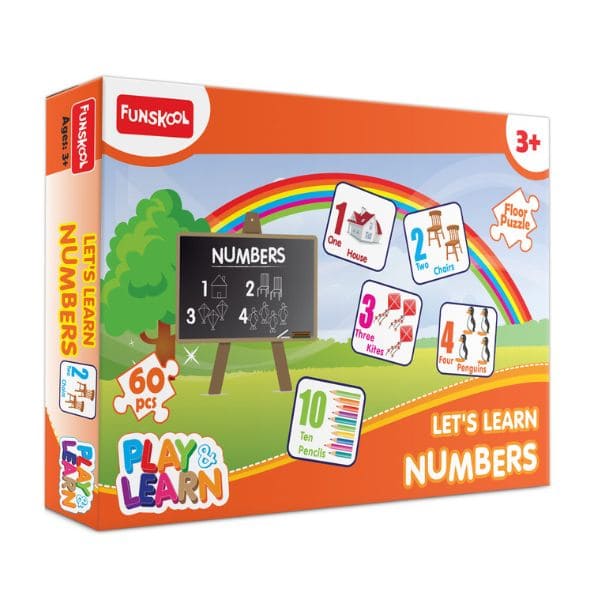 Funskool Lets Learn Numbers Puzzle - JR White
