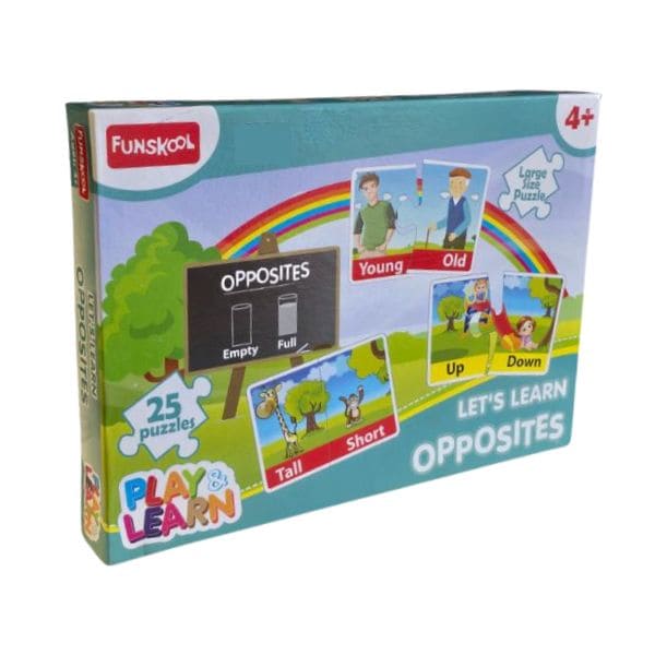 Funskool Lets Learn Opposite Puzzle - JR White