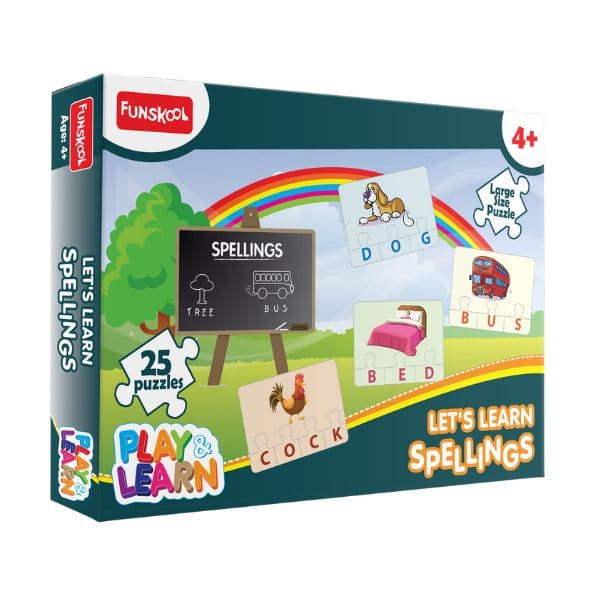Funskool Lets Learn Spelling Puzzle - JR White