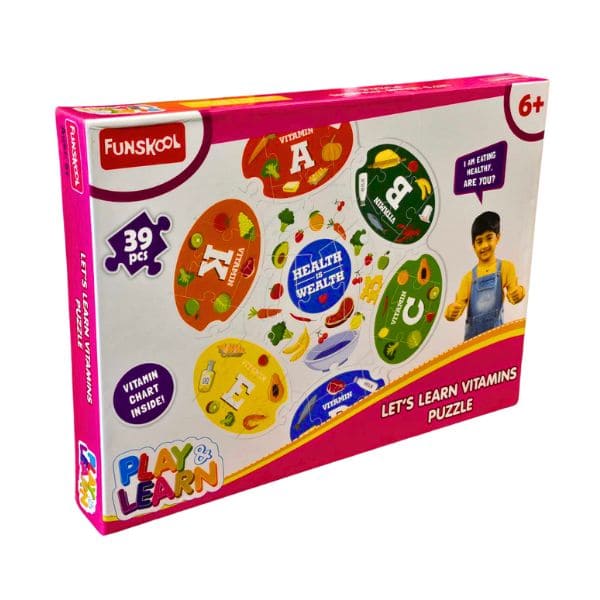 Funskool Letts Learn Vitamins Puzzle - JR White