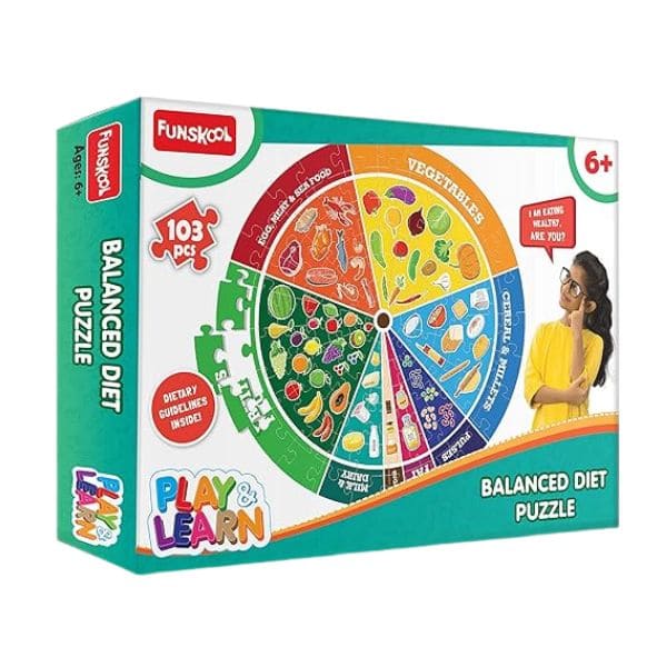 Funskool Balanced Diet Puzzle - JR White