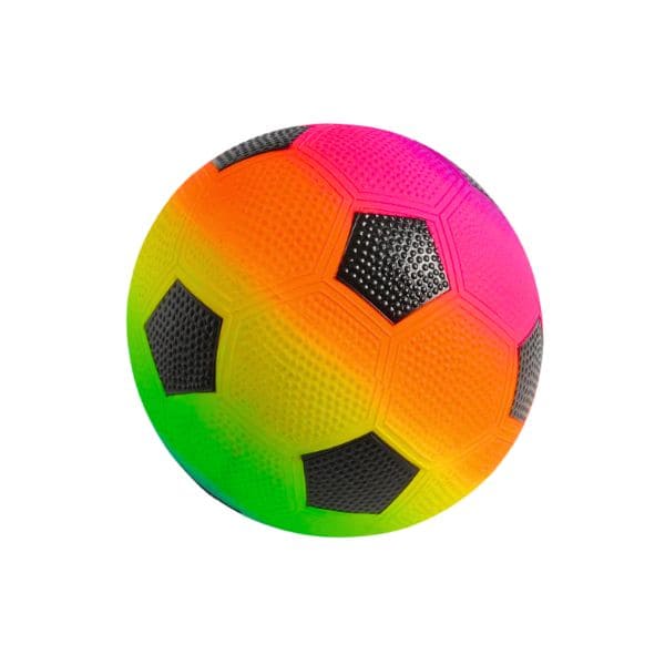 15cm PVC Fluro Soccer Ball - JR White
