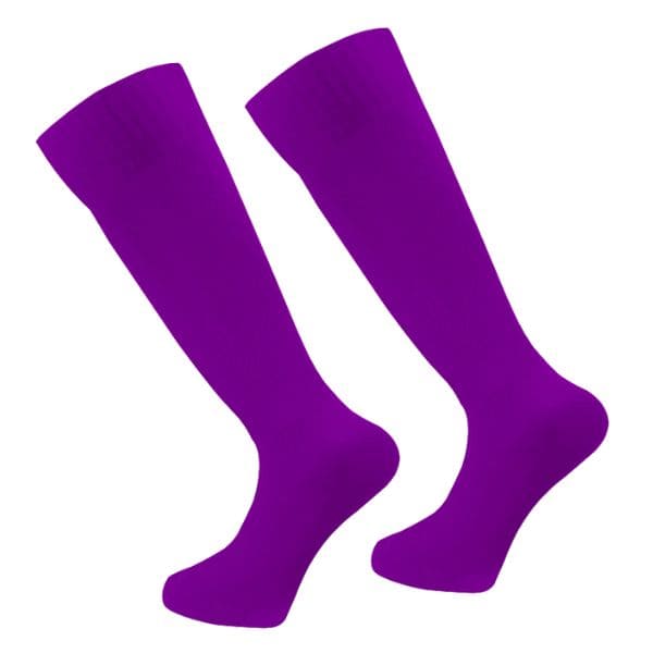 Adults FBS Socks Plain Purple - JR White