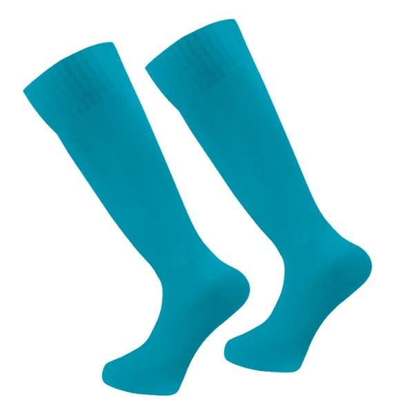 Adults FBS Socks Plain Teal - JR White