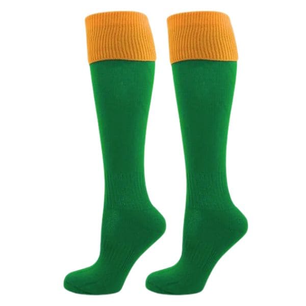 Adults FBS Socks Emerald/Gold Top - JR White