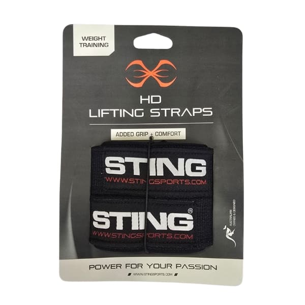 Sting HD Cotton Lifting Straps - JR White