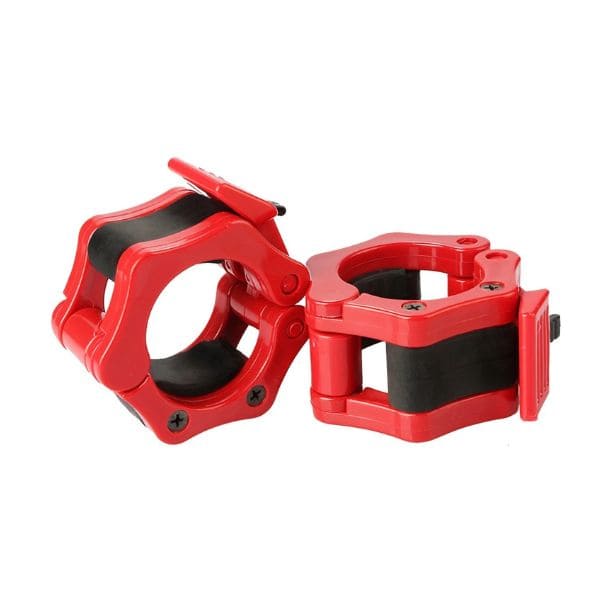 50mm Plastic Barbell Clip Assorted Colours - JR White